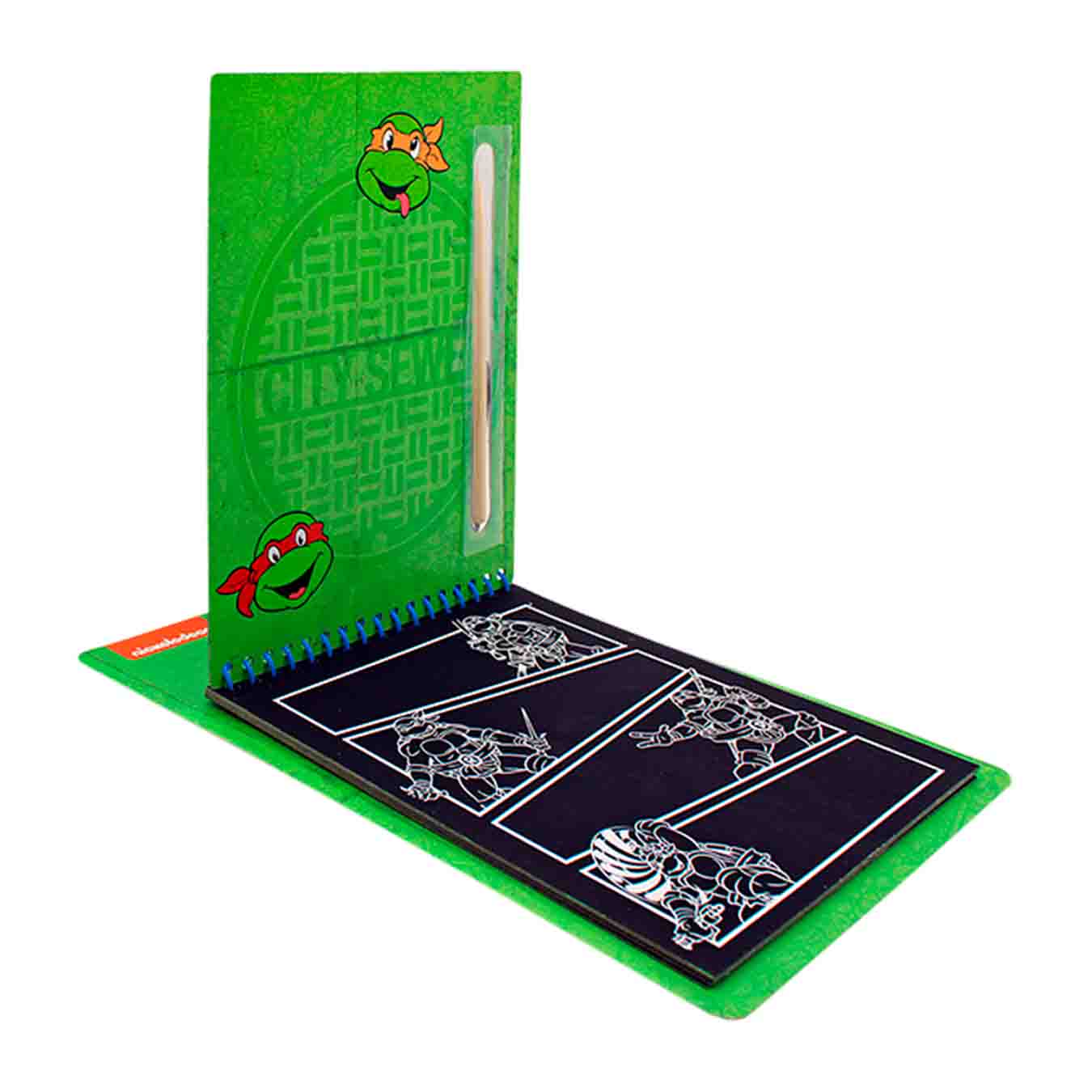 SCRATCH 4 FUN TORTUGAS NINJA - NW0256-Libros y Stickers - Tienda Megalo