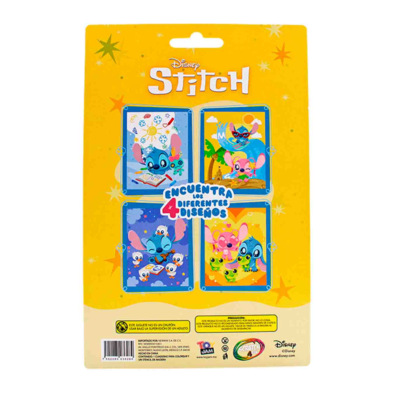 SCRATCH 4 FUN STITCH 7502285036284 - NW0260-Libros y Stickers - Tienda ...